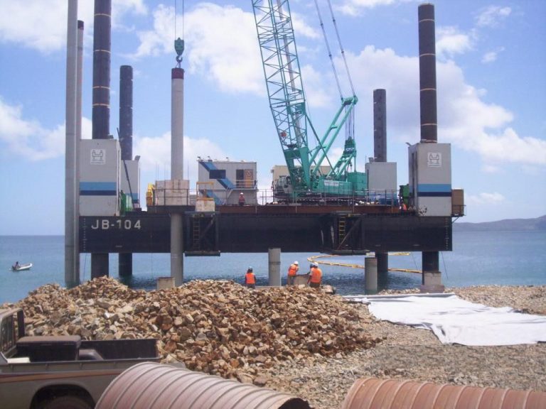 Piling templates and pile gripper frame – TMS