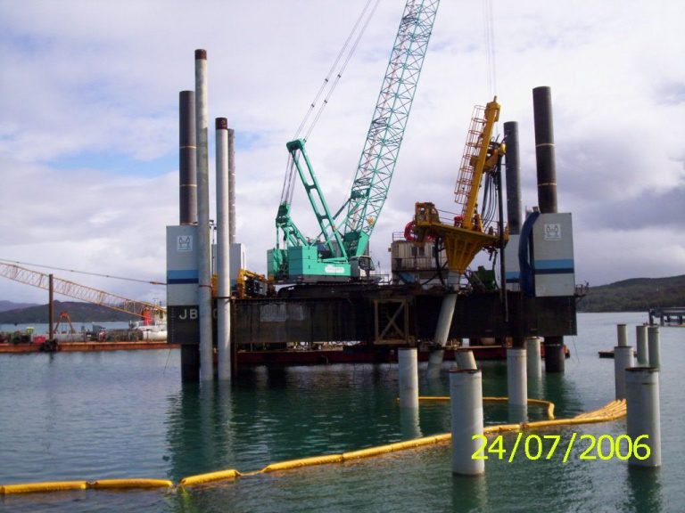 Piling templates and pile gripper frame – TMS