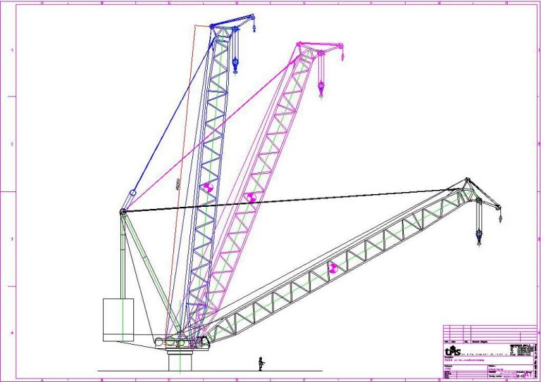 Straight boom rope Luffing – TMS